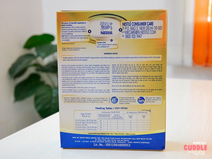 Review NAN Pro Stage 1 Infant Formula Powder For Newborns